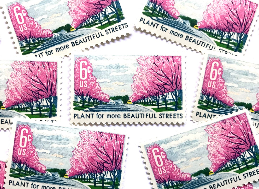 20 Vintage Unused Beautification of America Mail Stamps / Plant for ...
