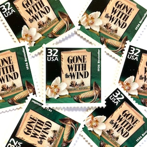 10 Vintage Unused Gone With the Wind Stamps / Celebrate the Century ...