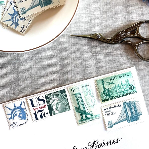 Nyc Vintage Stamps - Etsy