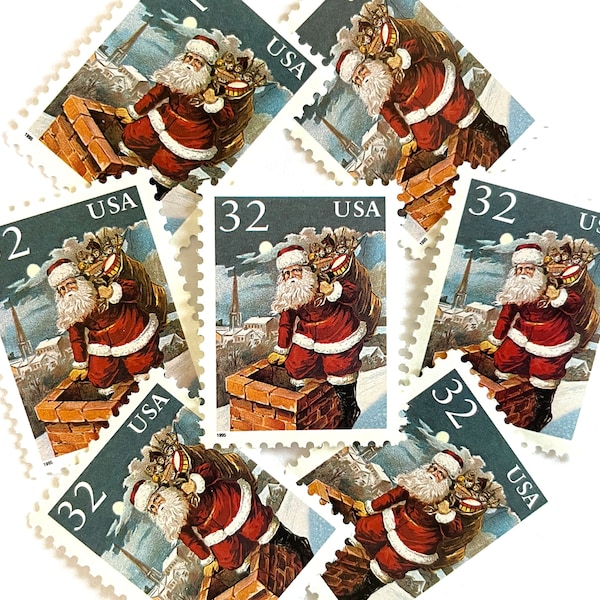 Christmas Stamps - Etsy