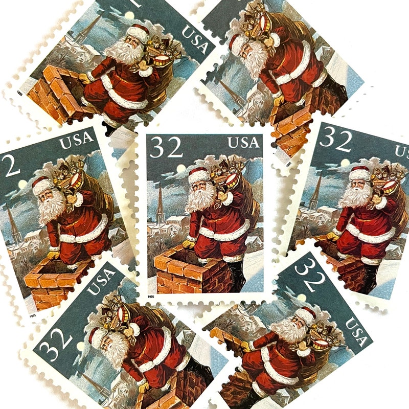 Christmas Stamps - Etsy