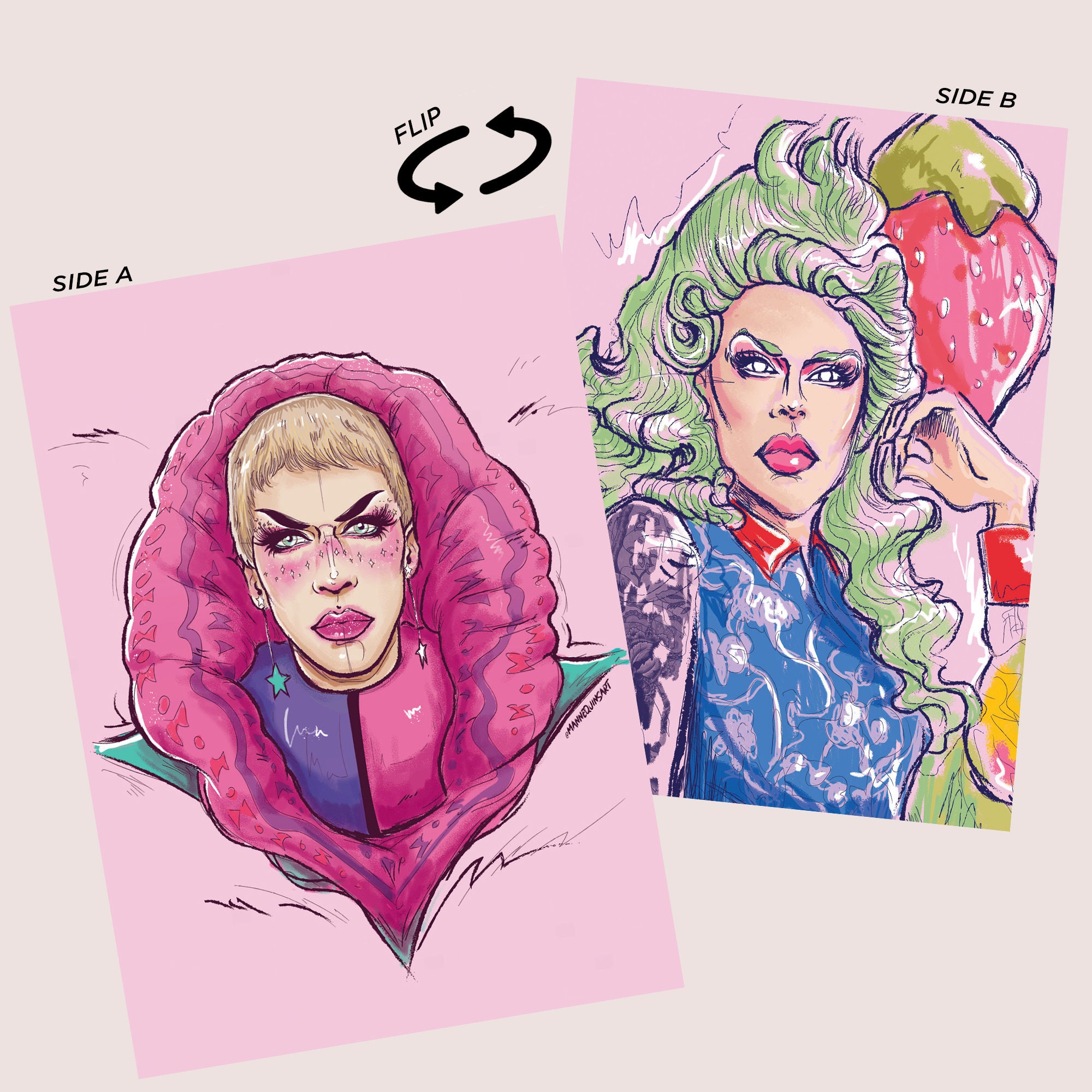 Double A5 Print Utica Drag Race Season 13 - Etsy