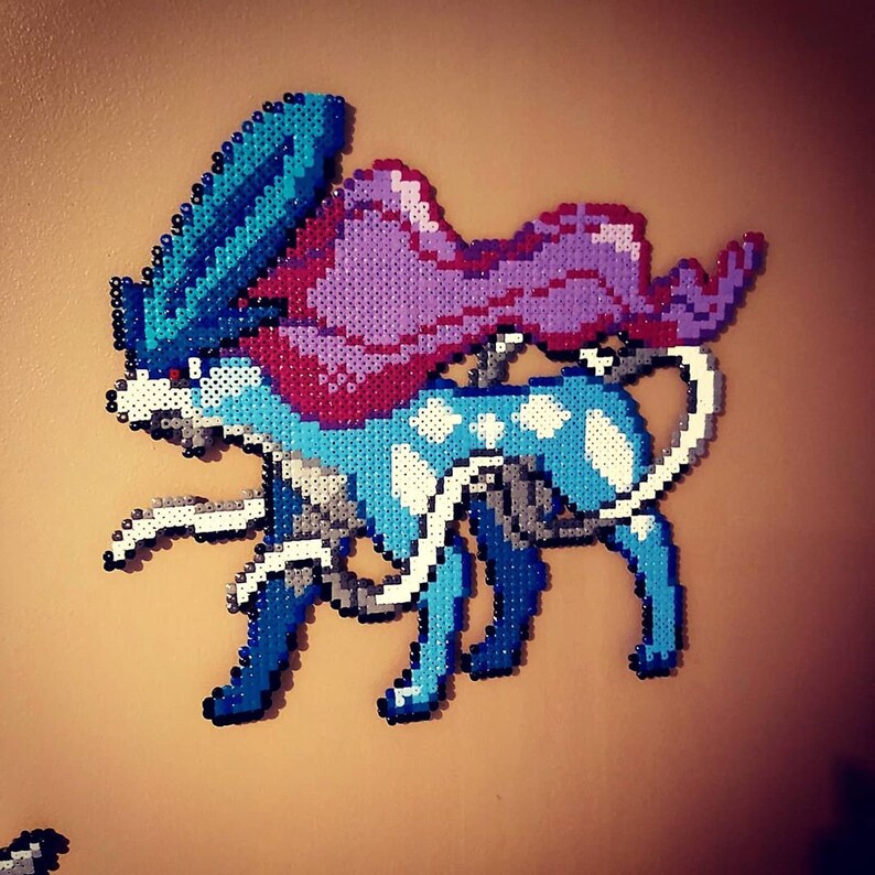 Raikou Suicune Et Entei Pixel Art | Etsy