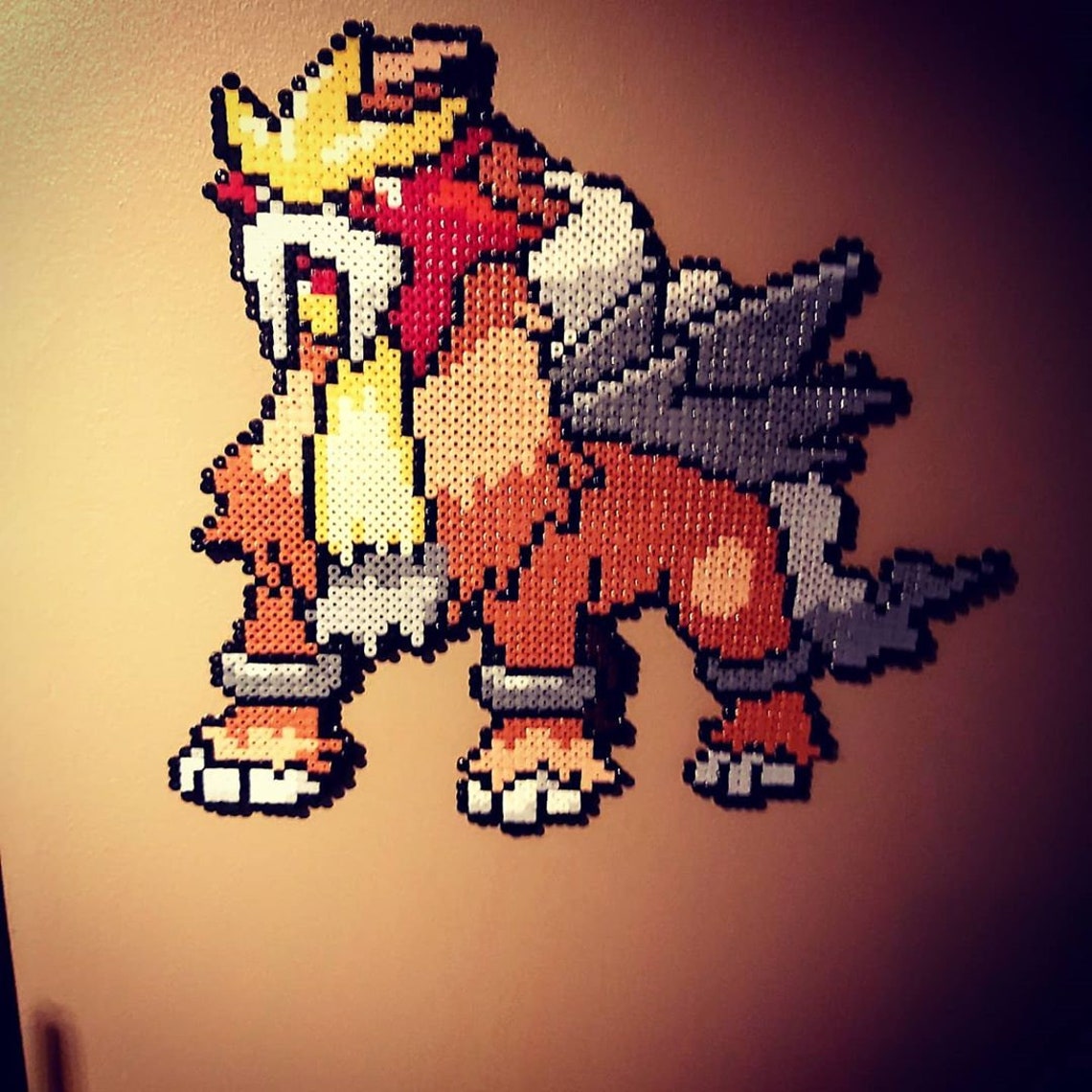Raikou, Suicune Et Entei, Pixel Art - Etsy