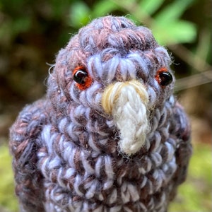 Crochet Hawk Pattern, Akira Amigurumi Buzzard Instruction, Mini Falcon ...
