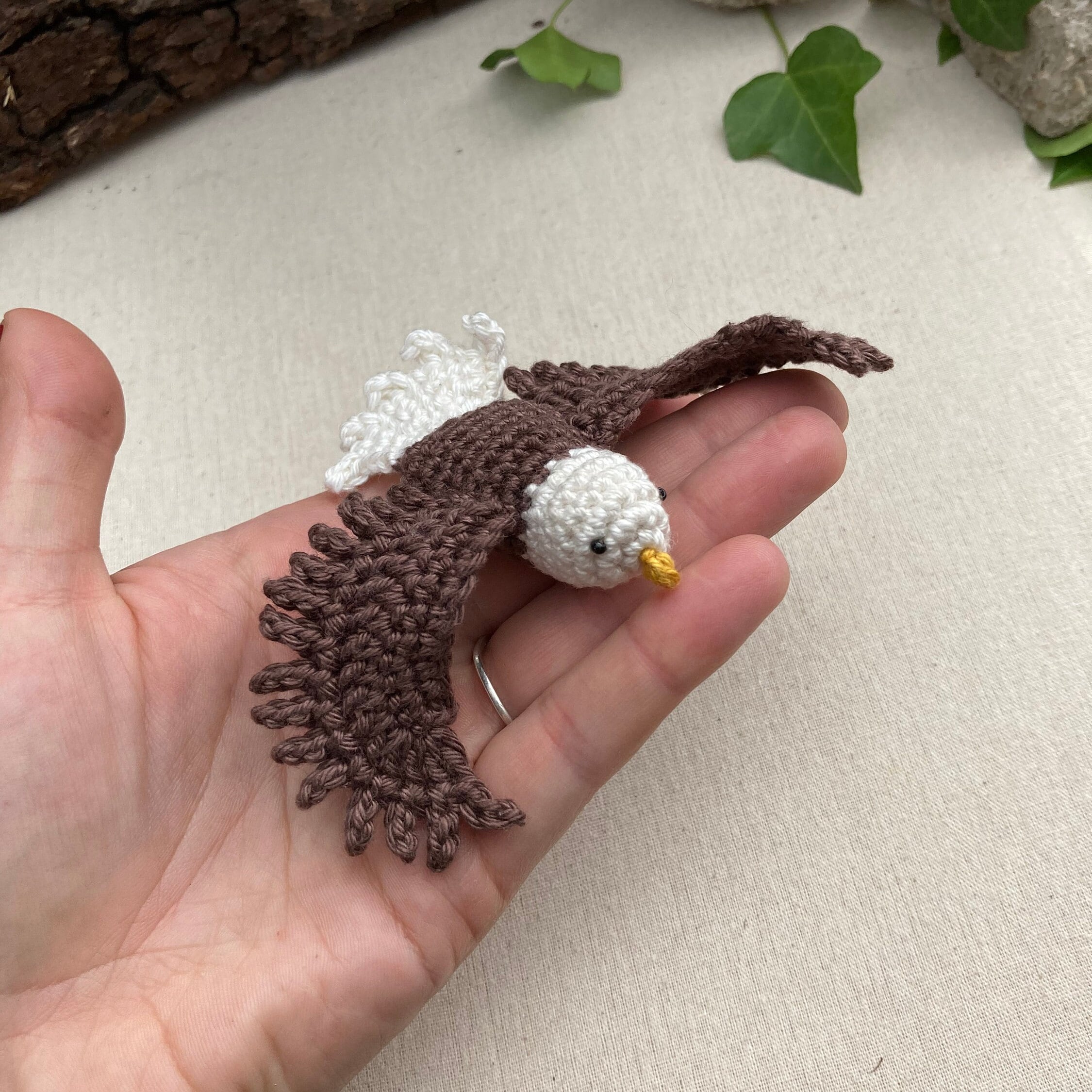 Crochet Pattern Bald Eagle Amigurumi Pattern Small Mountain - Etsy UK