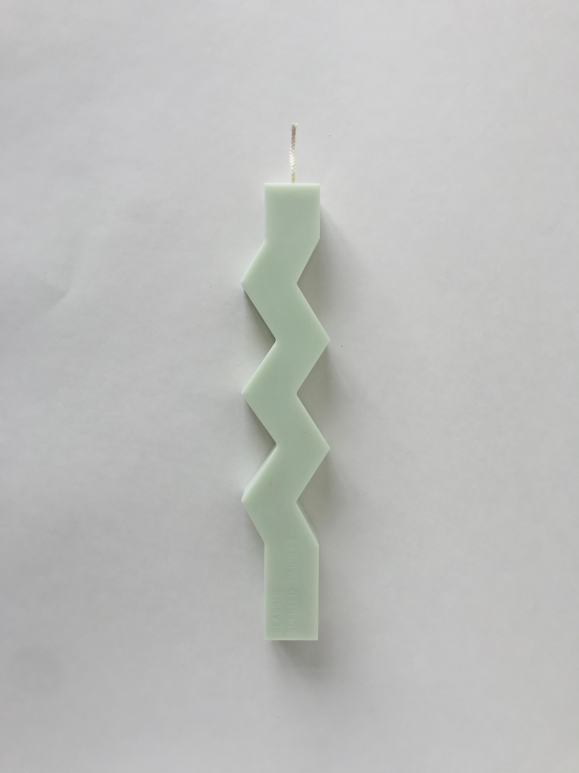 Zig Zag Candle. Pastel Candle Aesthetics. Geometric Candle. - Etsy