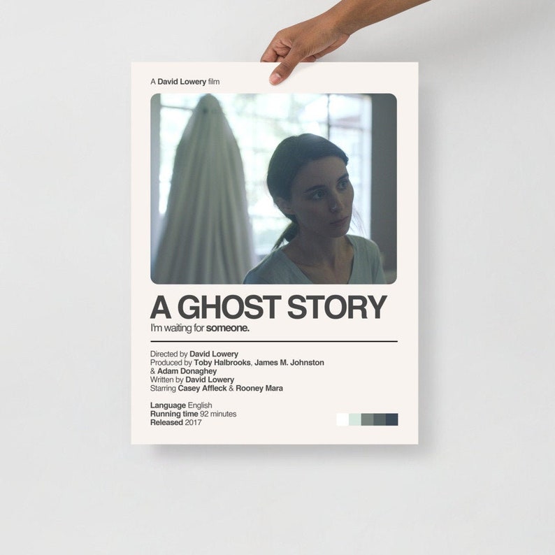 A GHOST STORY Movie Poster Rooney Mara Casey Affleck - Etsy
