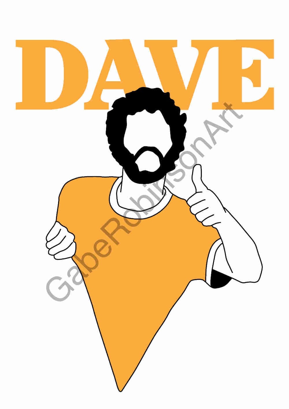 DAVE Lil Dicky minimalist print | Etsy