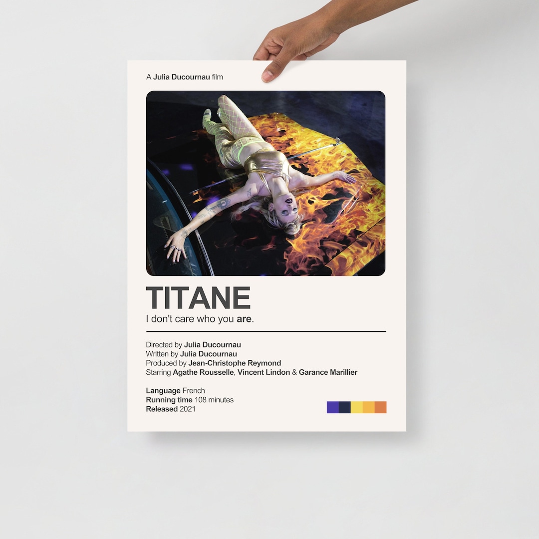 TITANE 2021 POSTER Julia Ducournau Body Horror Thriller Feminist ...