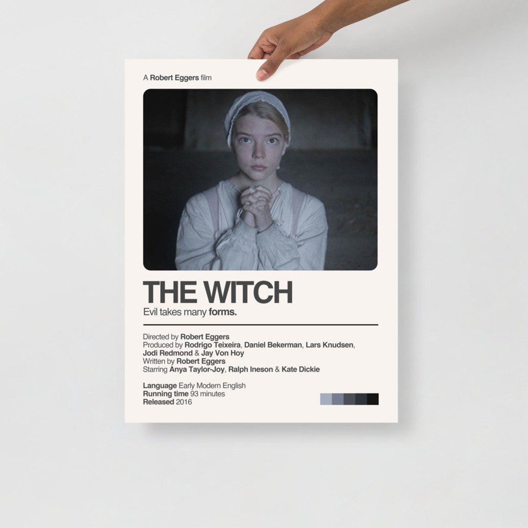 THE WITCH VVITCH Robert Eggers Horror Movie Poster 2015 2016 Anya ...