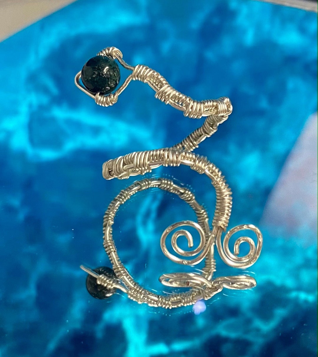 Snake in the Grass Adjustable Wire Snake Ring - Etsy.de