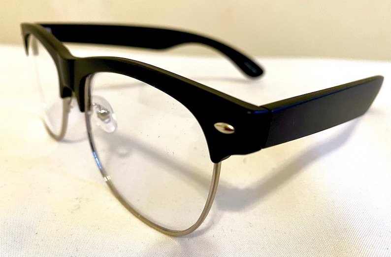 Malcolm X Browline 1950 Style Glasses - Etsy