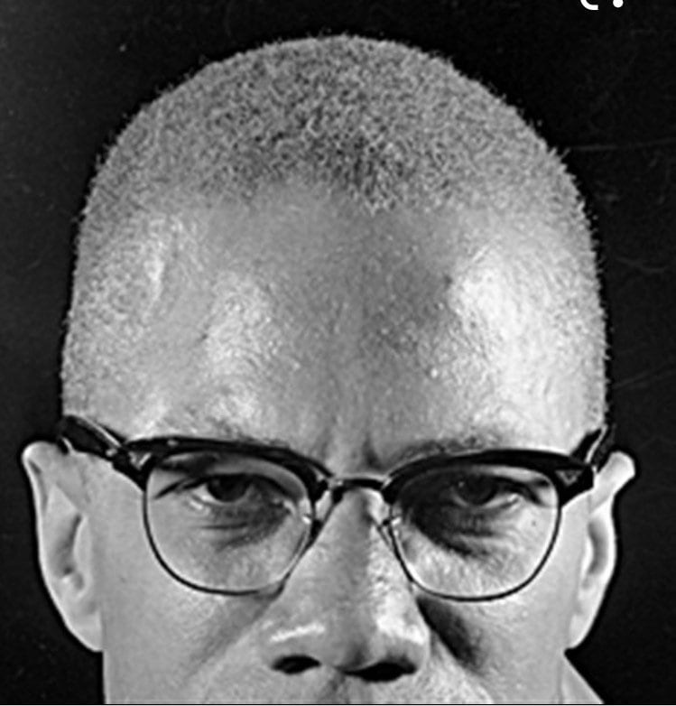 Malcolm X Browline 1950 Style Glasses Etsy