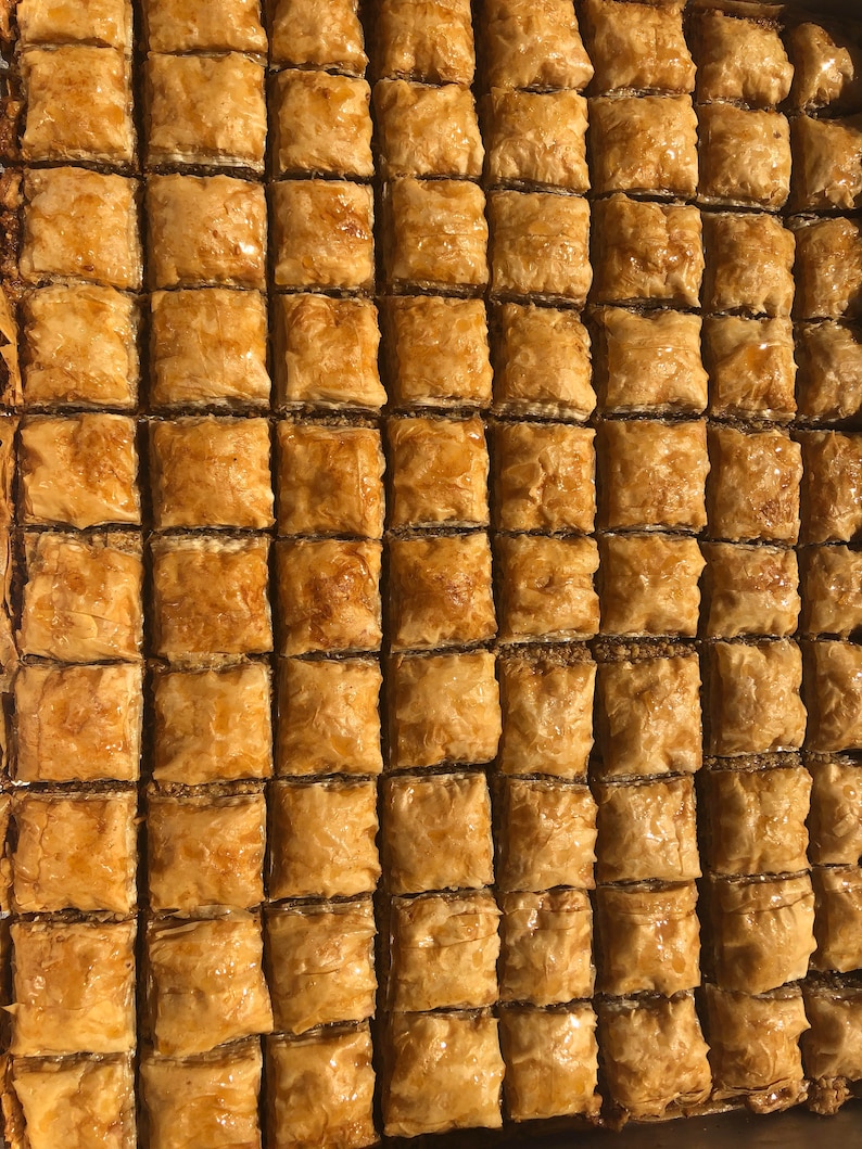 Homemade Baklava: Walnuts and Honey 1 Lb Free Shipping - Etsy