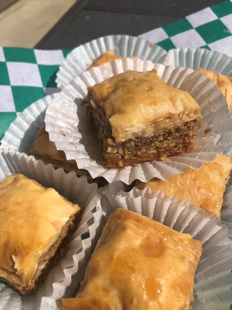 Homemade Baklava: Walnuts and Honey 1 Lb Free Shipping - Etsy