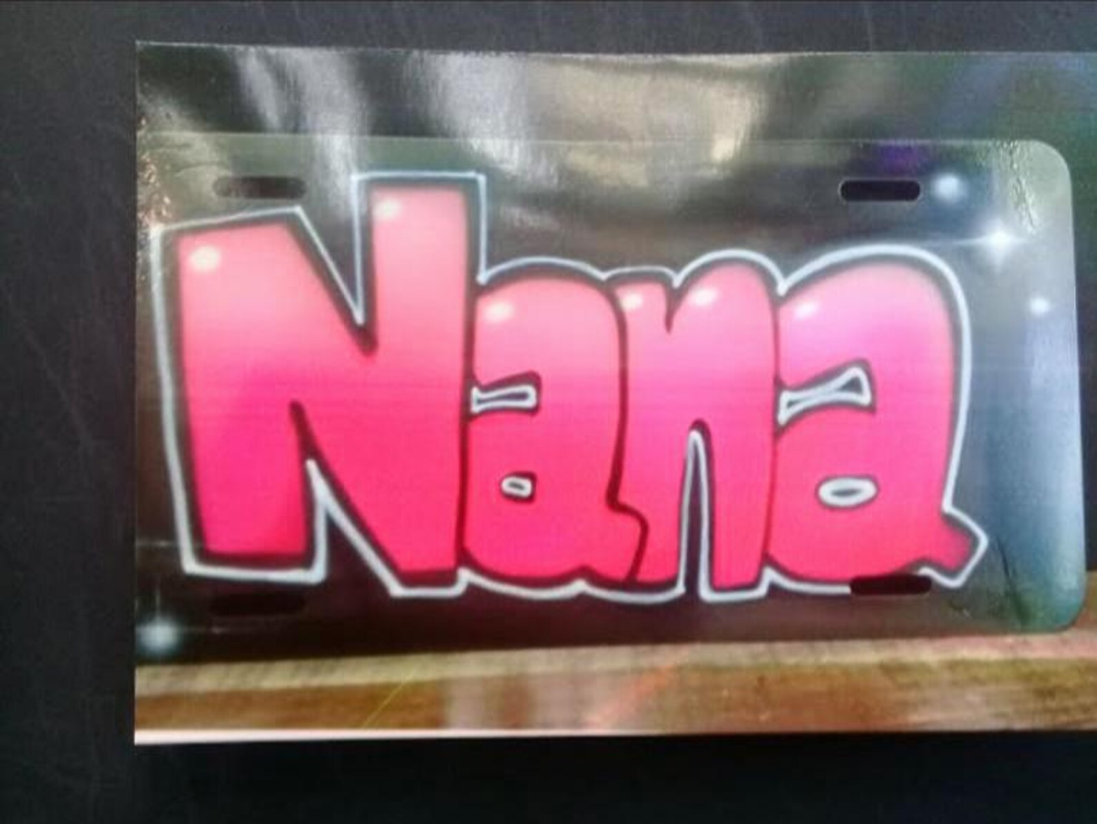 Custom Airbrush License Plate: Personalized Name Plate Tag - Etsy