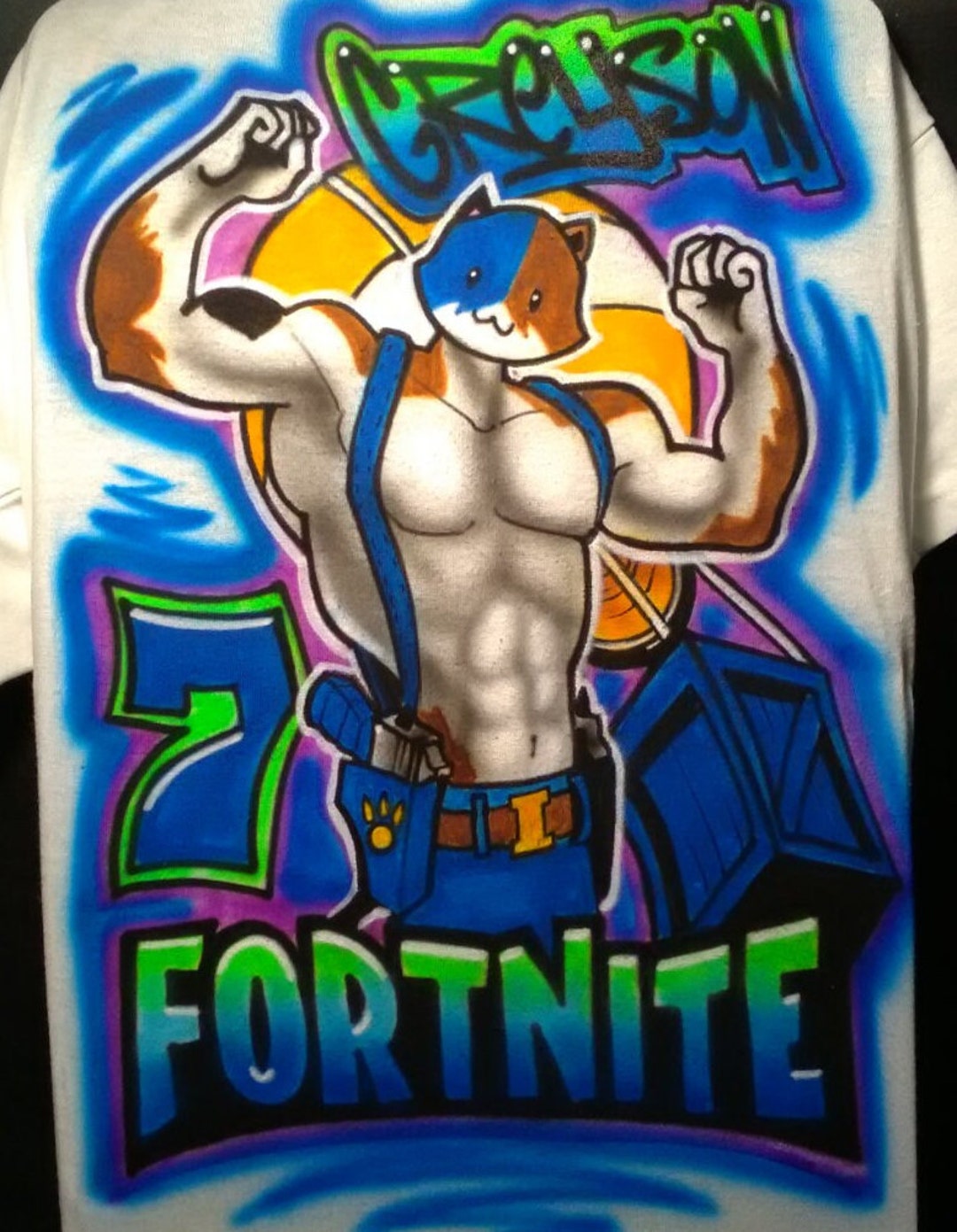Custom Airbrush Video Game Character Shirt: Any Game - Etsy