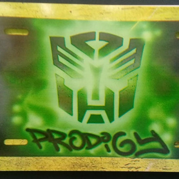 Transformers Car Tag - Etsy