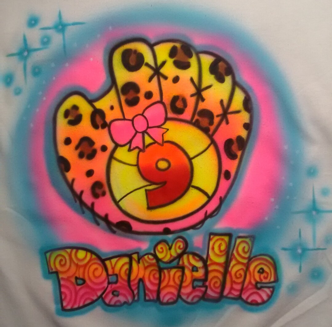 Cheetah Softball Shirt, Custom Softball Shirt, Softball T-shirt ...