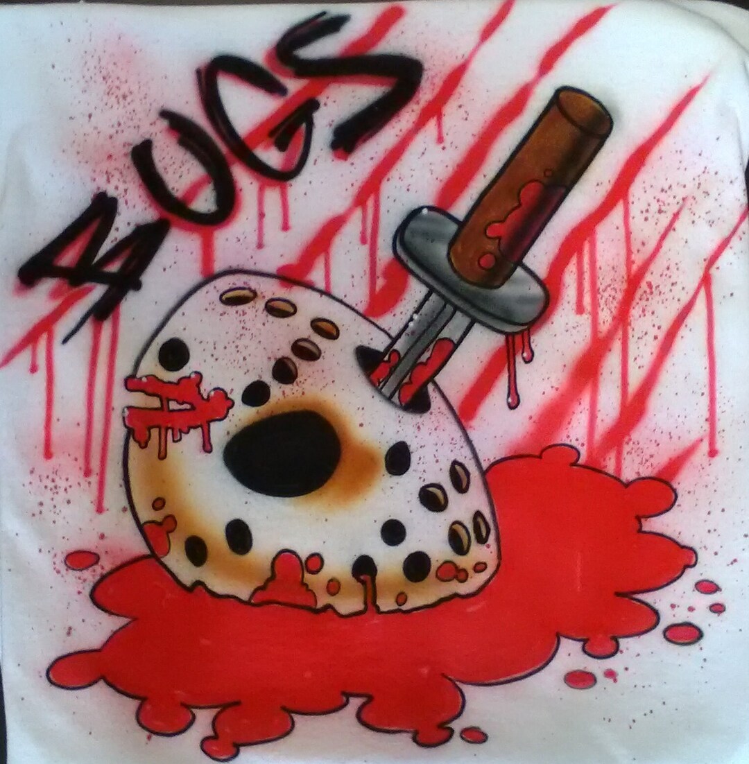 Jason Mask Cartoon Shirt, Jason Custom Shirt, Friday the 13th Shirt ...