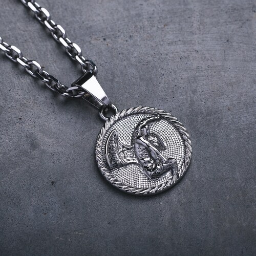 Fallen Angel Pendant Necklace 316L Stainless Steel Pendant - Etsy