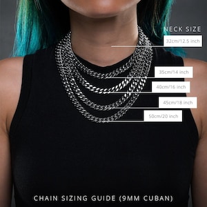 Custom Word Choker Necklace, 316L Stainless Steel, Cuban Link Chain - Etsy