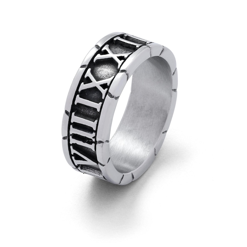 Roman Numerals Ring 316L Stainless Steel - Etsy UK