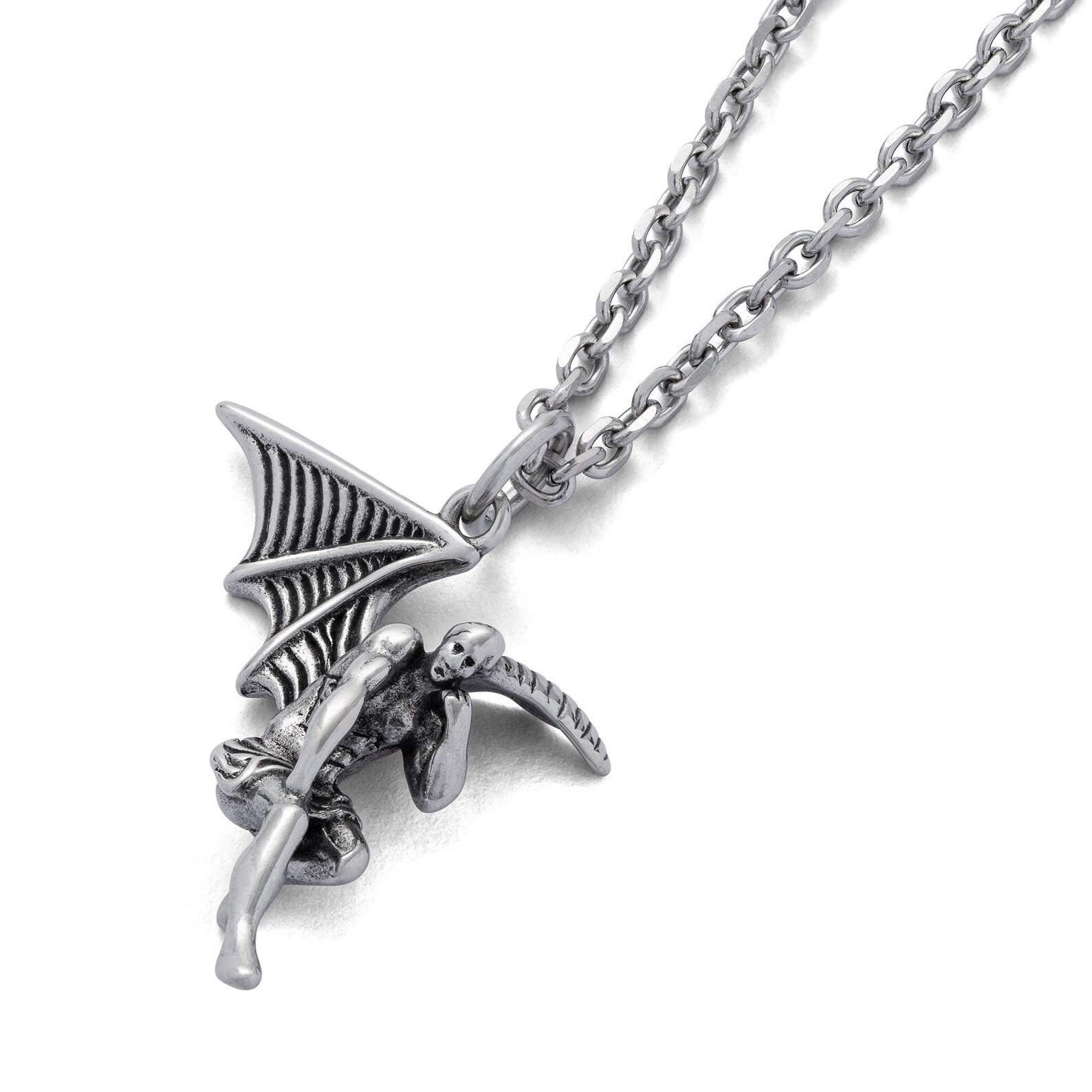 Fallen Angel Pendant Necklace 316L Stainless Steel Pendant - Etsy