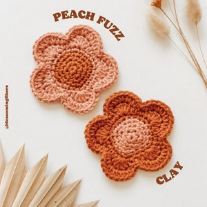 Daisy Coaster | Daisy Decor | Customizable Coasters | Crochet Flower ...