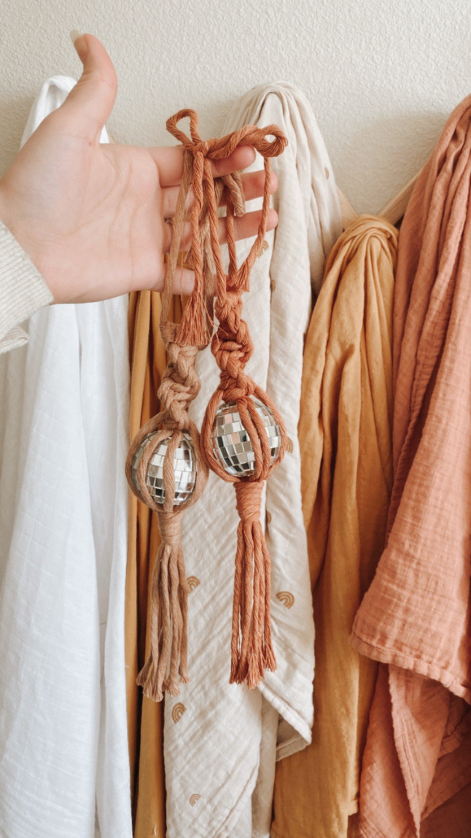 Disco Ball Car Charm | Disco Ball Car Hanger | Boho Car Charm | Gifts ...