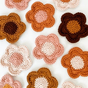 Daisy Coaster | Daisy Decor | Customizable Coasters | Crochet Flower ...
