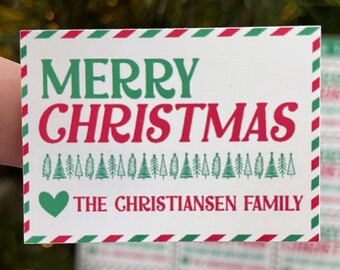 Family Sign Stickers One Inch Round Seals - Etsy