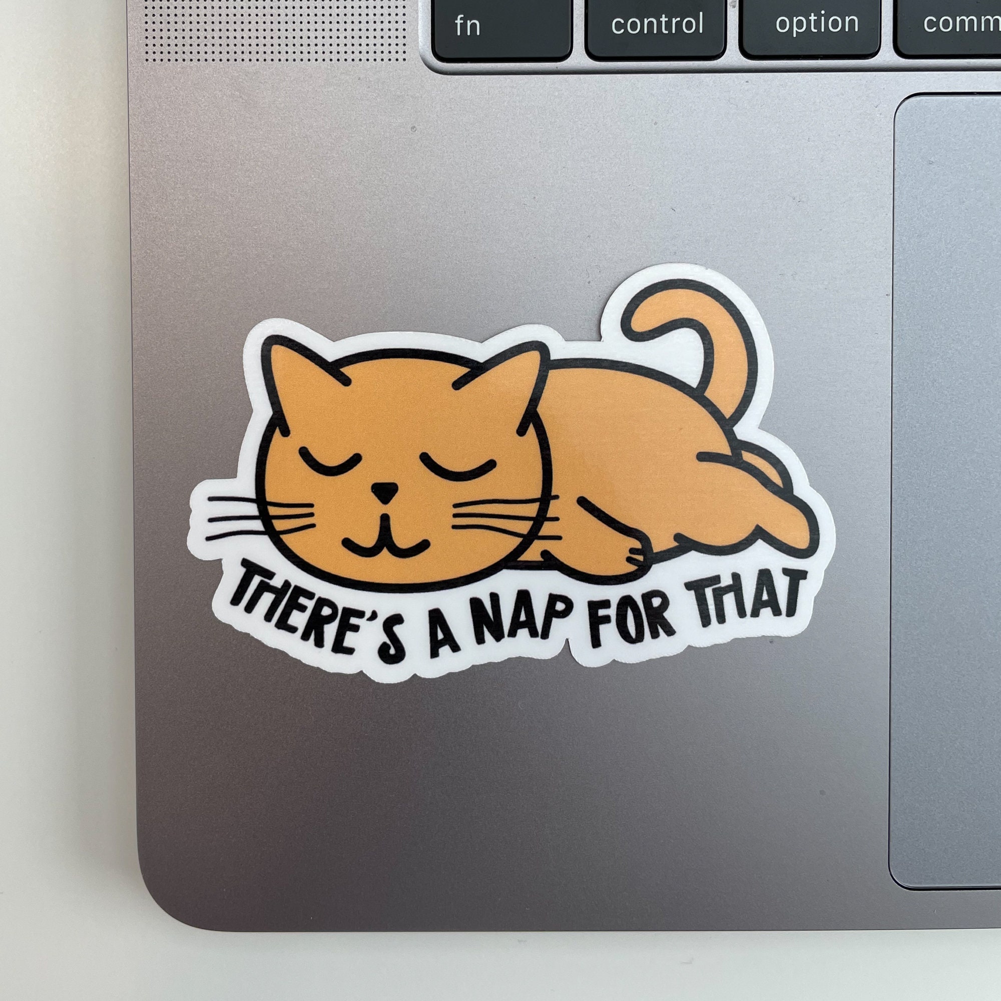 Cat There's a Nap for That Sticker, Cat Sleeping Sticker, Cat Lazy ...