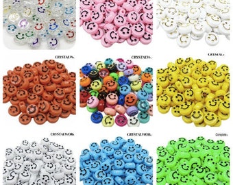 Flat Round Beads | Etsy