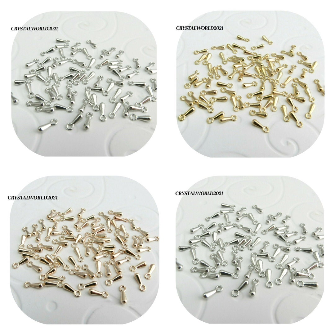 New Arrival 7MM 9MM Tear Drop Extender Chain Charm Drop Ends ...