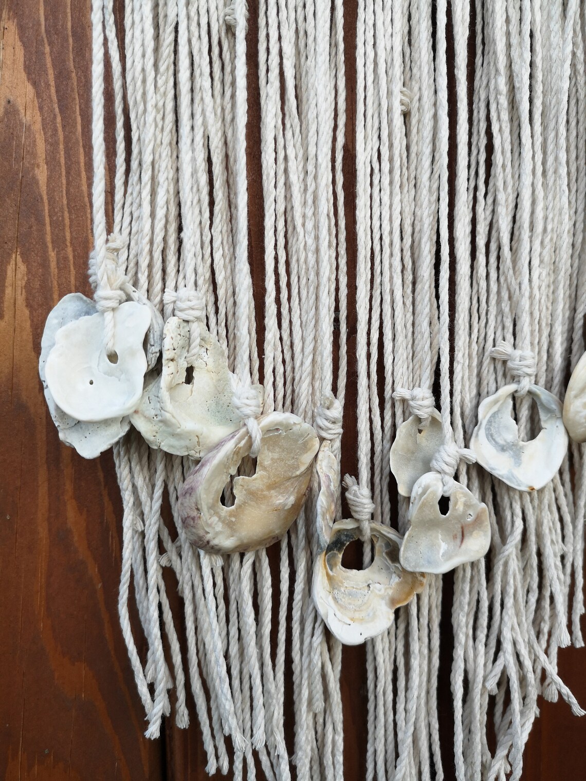 Macrame Seashell Wall Hanging / Macrame with shell / Beach | Etsy