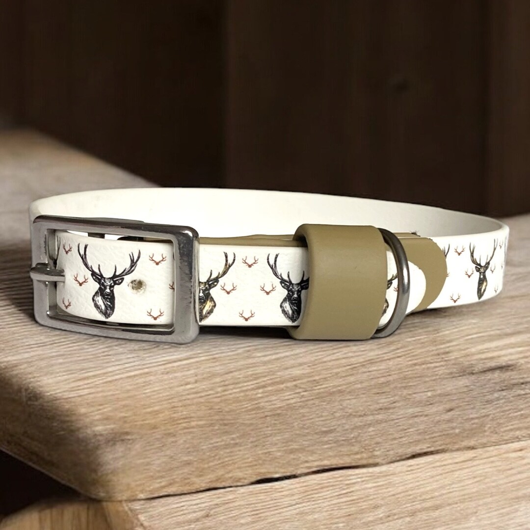 Stag Dog Collar - Etsy