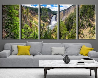 Yellowstone Canvas Wall Art - Etsy