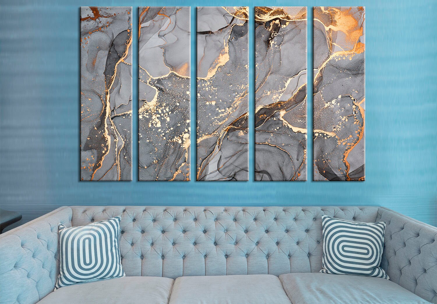 Abstract Wall Decor Alcohol Ink Sets Abstract Fluid Canvas - Etsy UK