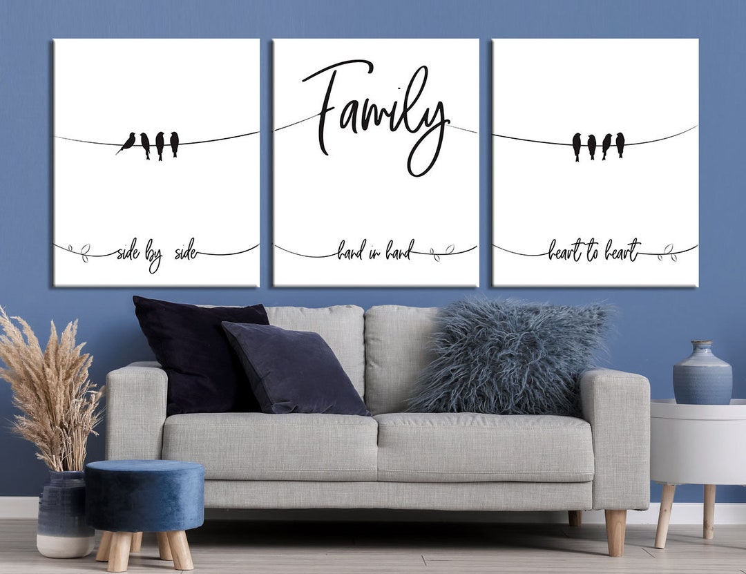 Minimalist Wall Decor Wording Wall Art Sets Love Quotes Art Print ...