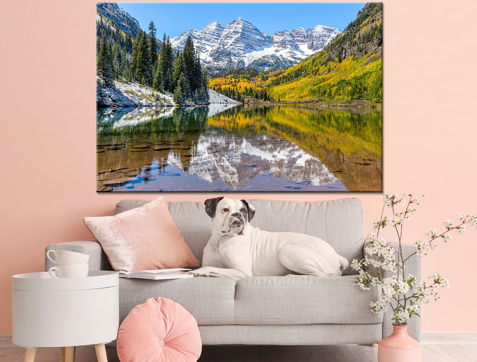 Alpine Wall Decor Alpine Landscape Wall Art Mountains Canvas - Etsy