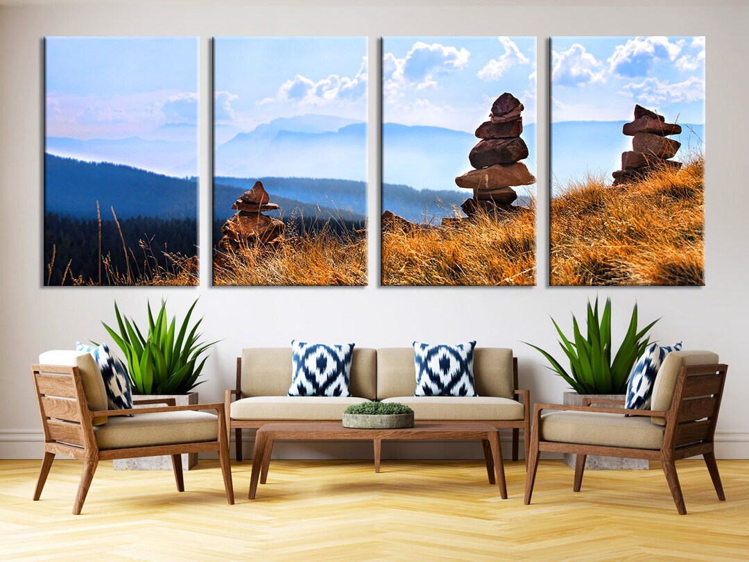 Alpine Wall Decor Stone Wall Art Decor Alpine Panorama Wall Art Nature ...