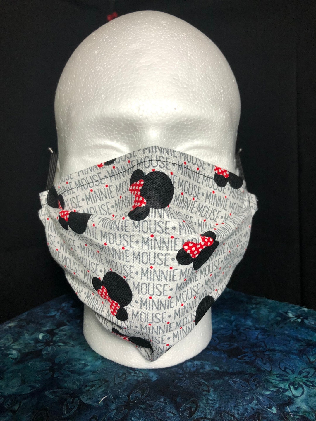 Minnie Mouse Face Mask - Etsy