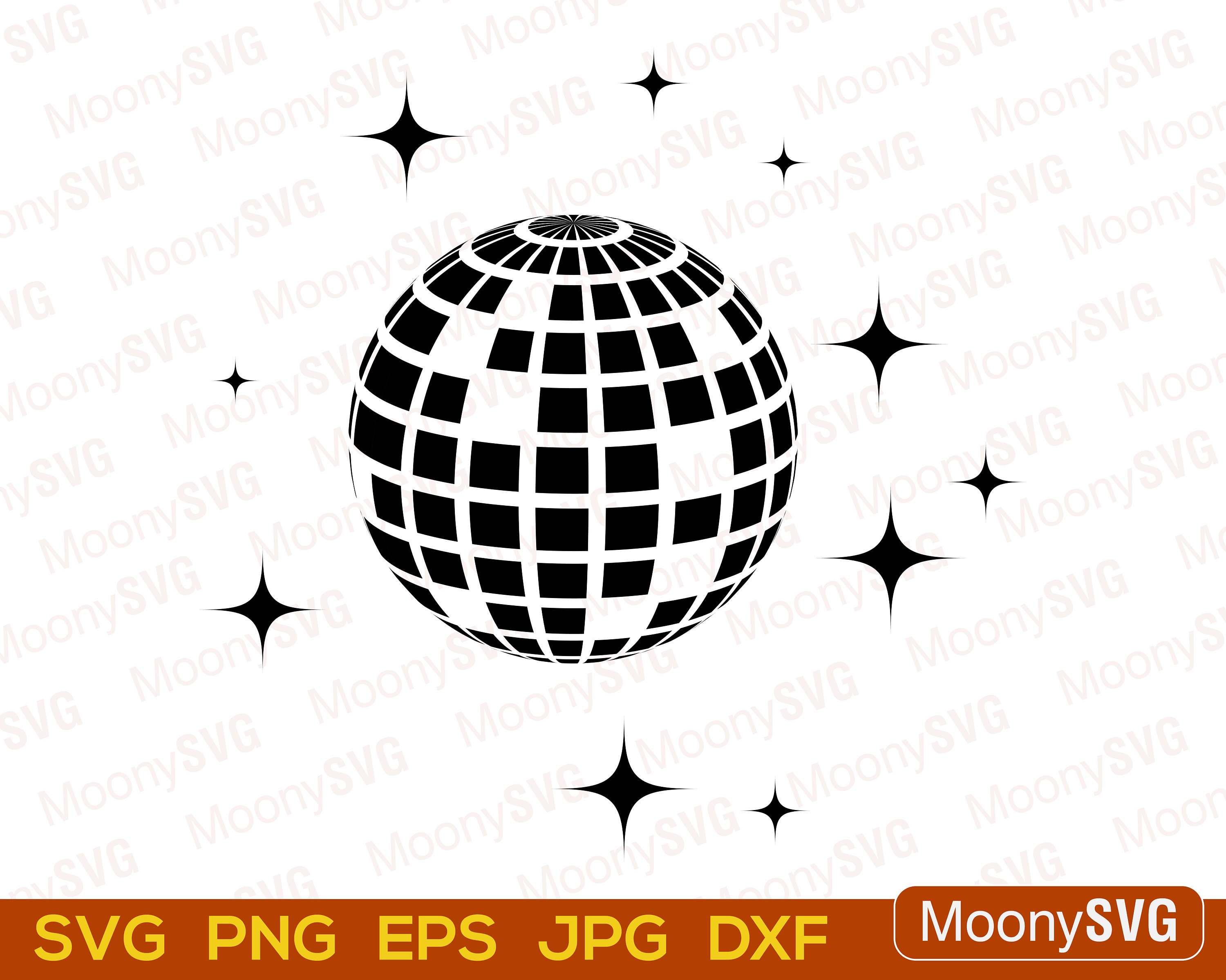 Disco Ball SVG Digital Download Cutting File for Cricut - Etsy
