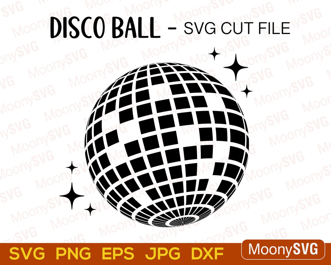 Disco Ball SVG Digital Download Cutting File for Cricut - Etsy