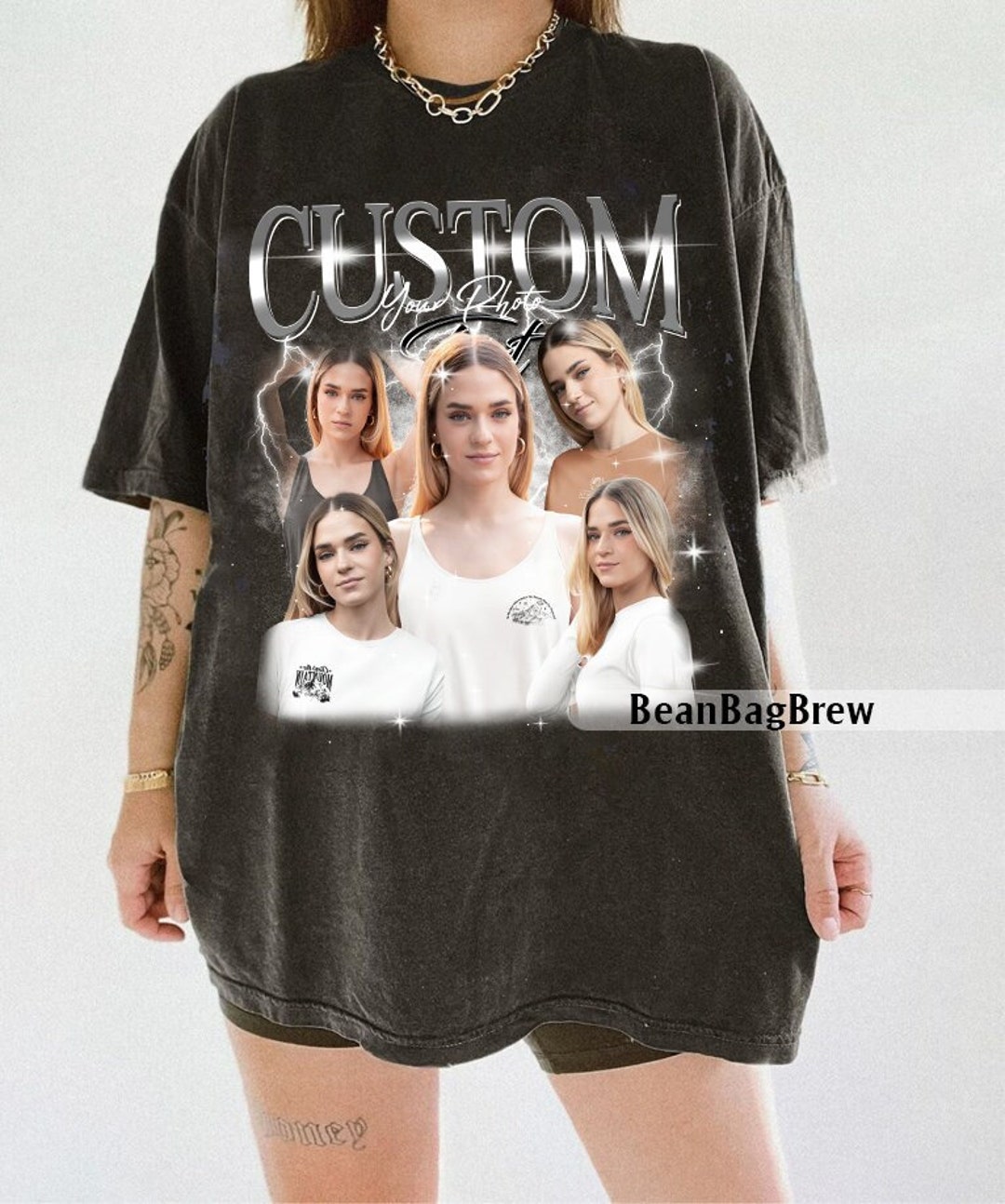 CUSTOM Your Own Bootleg Shirt, Personalise Bootleg Shirt, Custom Your ...
