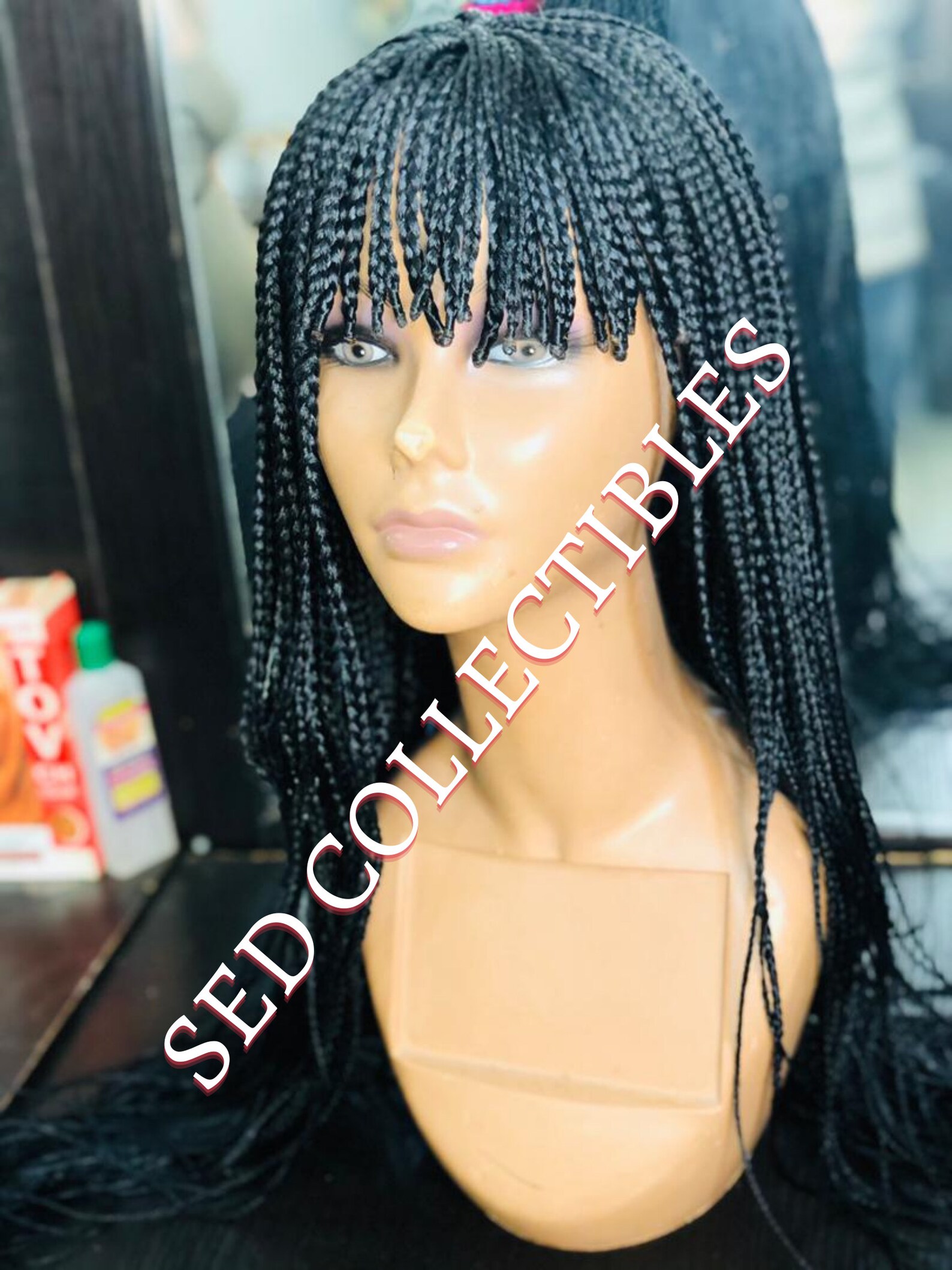 Fringe Braided Wig, Braided Wig, Beaded Wig, Fringe Wig, Beaded Braids ...