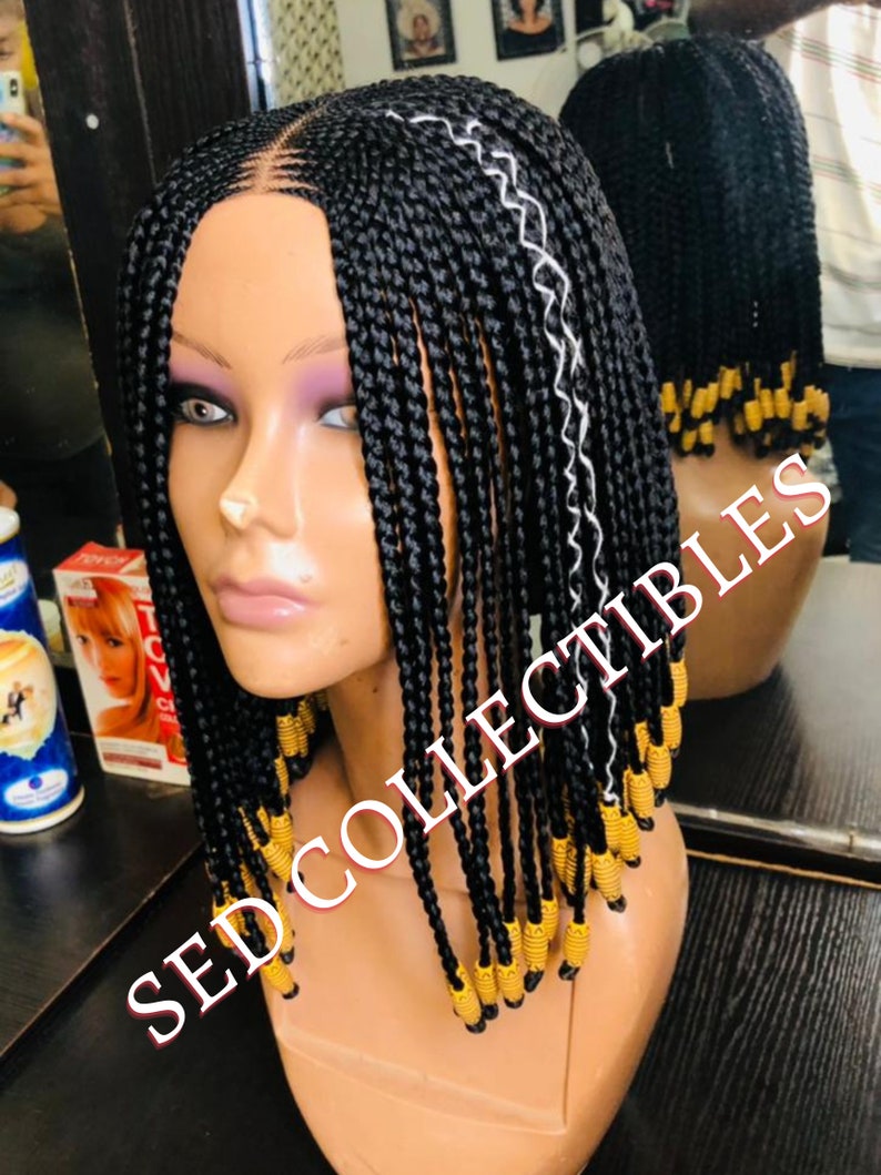 Fringe Braided Wig, Braided Wig, Beaded Wig, Fringe Wig, Beaded Braids ...