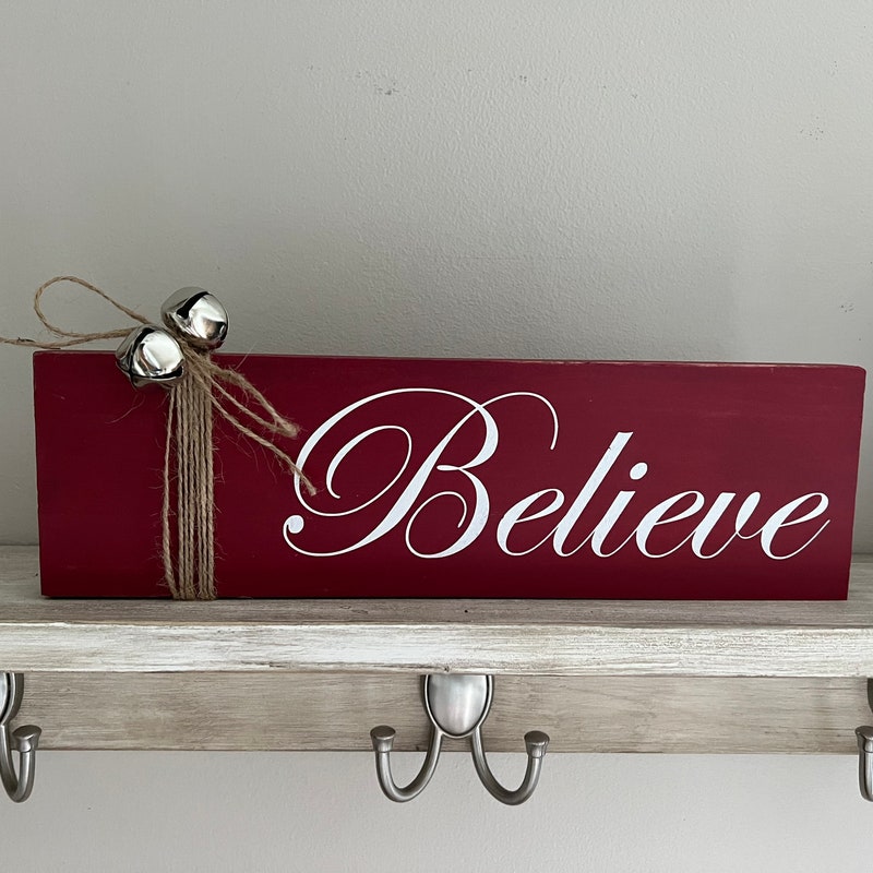 Believe Sign - Etsy